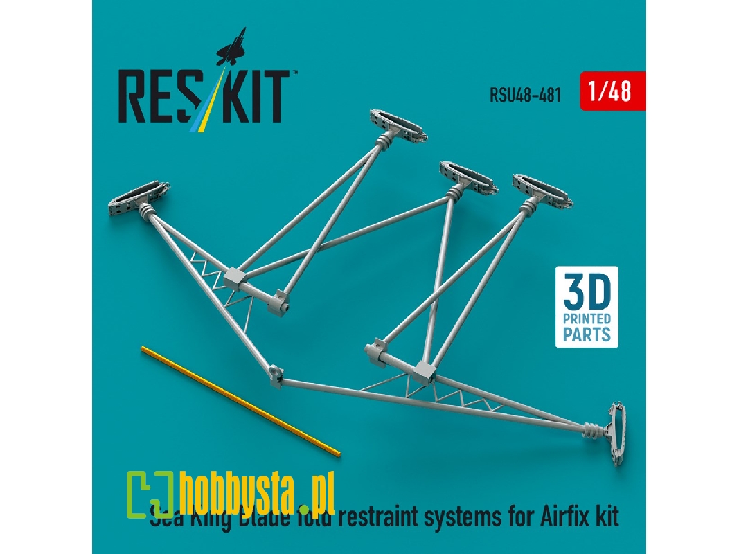 Sea King Blade Fold Restraint Systems For Airfix Kit (3d Printed)