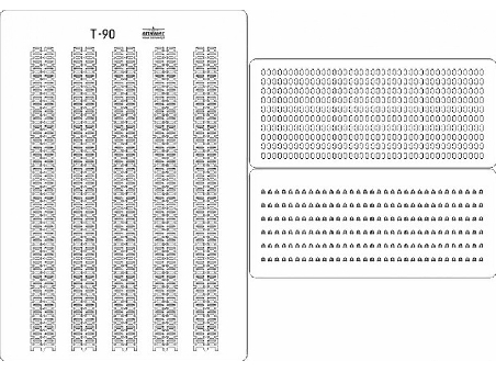 T-90a - Laser Cut Tracks