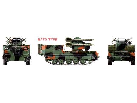 U.S. M730A1 Chaparral - Air Defence Missile System