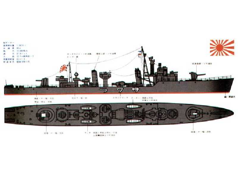 Japan Navy Destroyer SAKURA