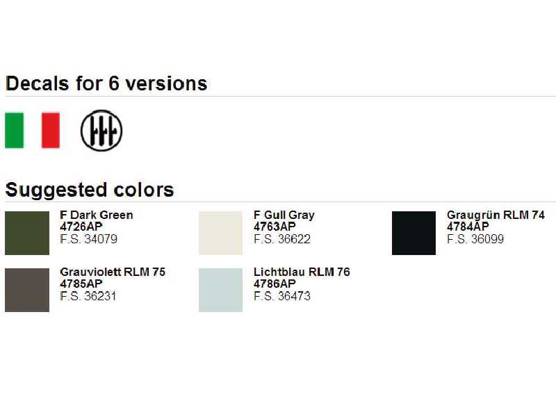 Messerschmitt BF 109 G-6 Italian ACES