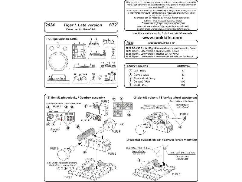 Tiger I Late version - drivers set