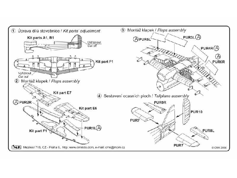 Hawker Typhoon Mk.I Control surfaces