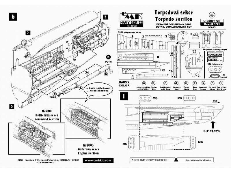 U-boot VII Torpedo section