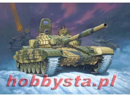 Russian main battle tank T-72B with EDZ