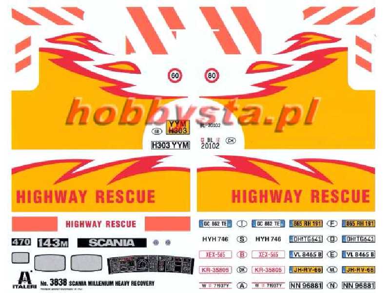 Truck Scania 143R Wrecker Truck