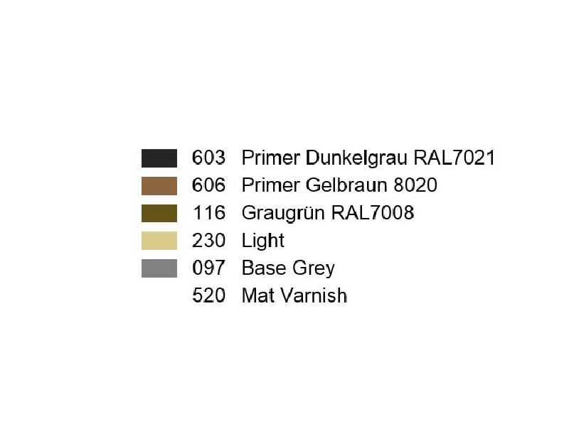 German Afrika Korps 1941-1942 (DAK) - AFV Camouflage Colors