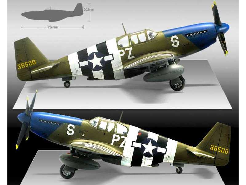 USAAF P-51B Blue Nose