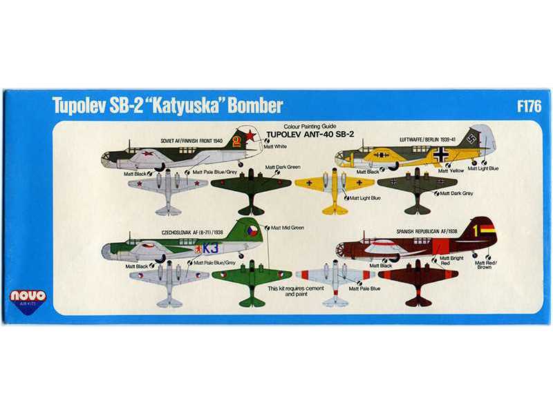 Tupolev SB-2 Russian medium bomber