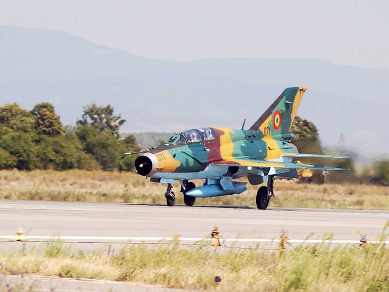 Mikoyan-Gurevich 21UM Russian training tactical jet fighter