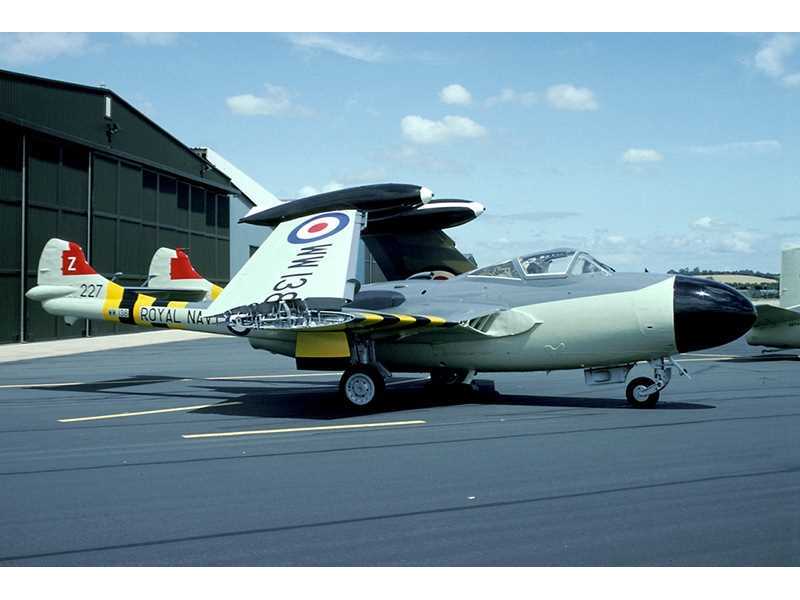 Sea Venom British carrier-borne jet fighter