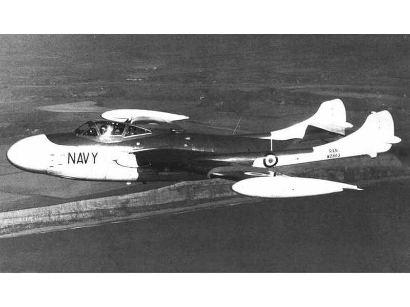 Sea Venom British carrier-borne jet fighter