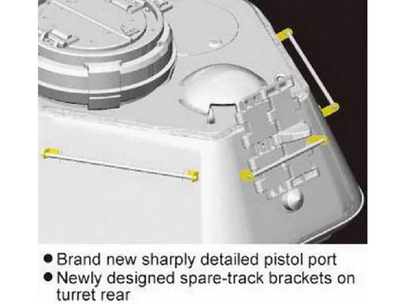 T-34/76 Mod. German Army 1942 Cast Turret w/ Pz III Cupola