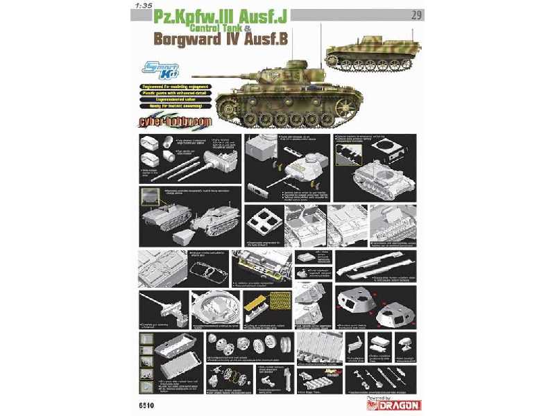 Panzer III Ausf. J Contorl Tank & Borgward IV Ausf. B