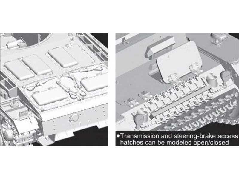Panzer III Ausf. J Contorl Tank & Borgward IV Ausf. B