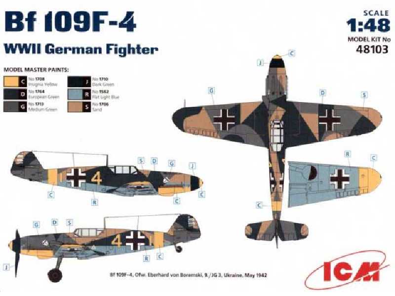 Messerschmitt Bf 109F-4 - WWII German Fighter